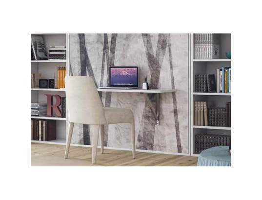 Tablette bureau rétractable largeur 140 cm INSIDE75