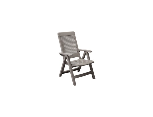 Grosfillex fauteuil dossier réglable fidji 3 - taupe GRILL ME