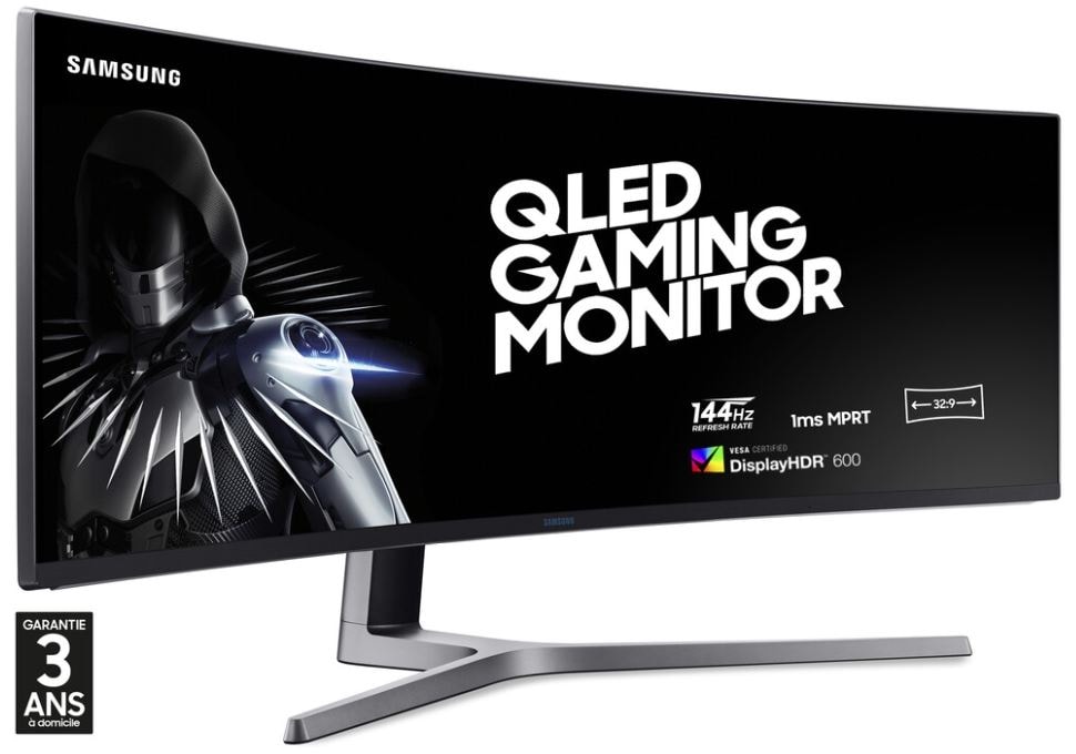 SAMSUNG ECRAN 49'' SAMSUNG LC49HG90DMR Incurvé Gaming - Ecran 49 pouces ...