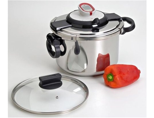 Cocotte minute SEB P4301509 Clipso Chrono 10 L + couvercle verre Pas ...