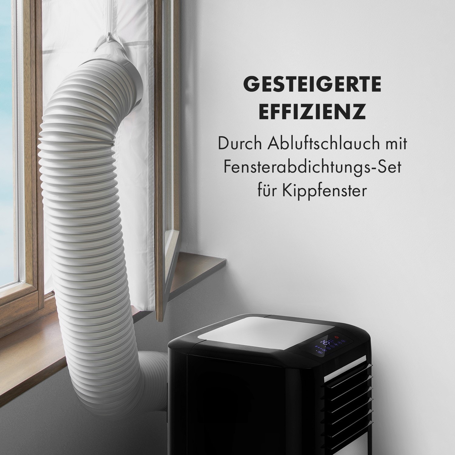 Climatiseur mobile - klarstein max breeze smart - 15000 btu/h (4,4 kw ...