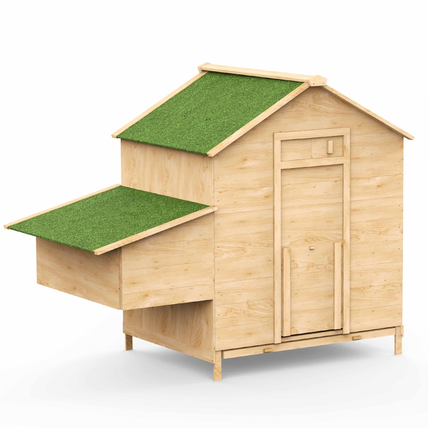 Poulailler en bois de pin canadien soie, 6 à 10 poules avec pondoir ...