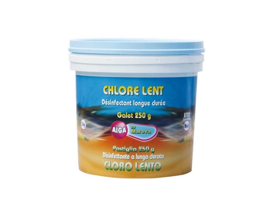 Chlore lent aiga mareva galets pour piscine - 5 kg - 250 g - 111024u ... Chlore lent aiga mareva galets pour piscine - 5 kg - 250 g - 111024u ...