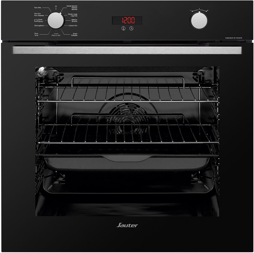 Four encastrable pyrolyse SAUTER SOP6211B Guide culinaire, 73 litres ...