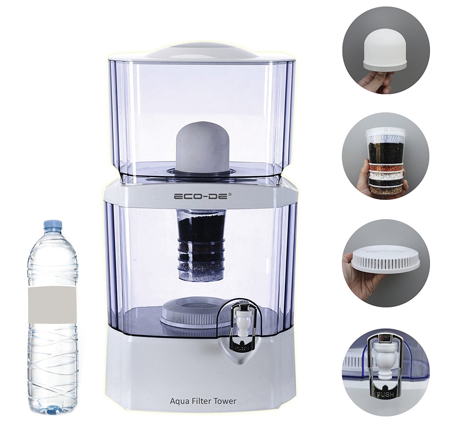 NC Pas Cher - Purificateur eau 24 l+ fontaine a eau eco-de - Livraison ...