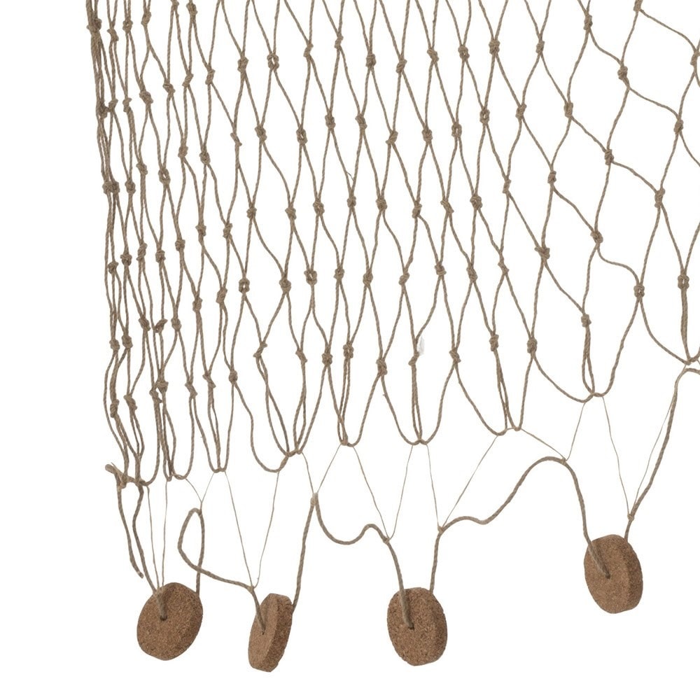 Filet de pêche jute marron 250x150 cm JOLIPA