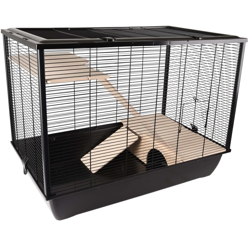 Flamingo cage pour petits animaux elsa large 77x47x60 cm FLAMINGO Pas ...