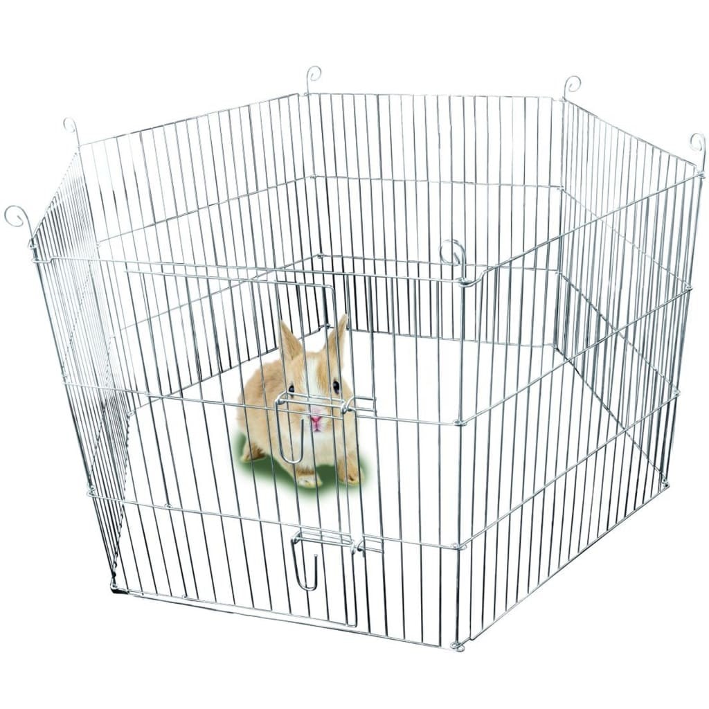 Flamingo cage d'extérieur pour lapins hexagonale 60x60 cm FLAMINGO