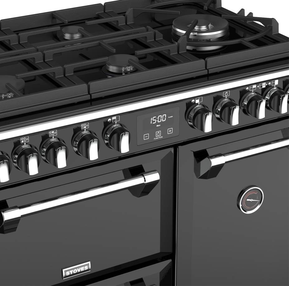 Piano de cuisson STOVES RICHMOND GLASS 90 DFT NOIR Pas Cher - UBALDI.com