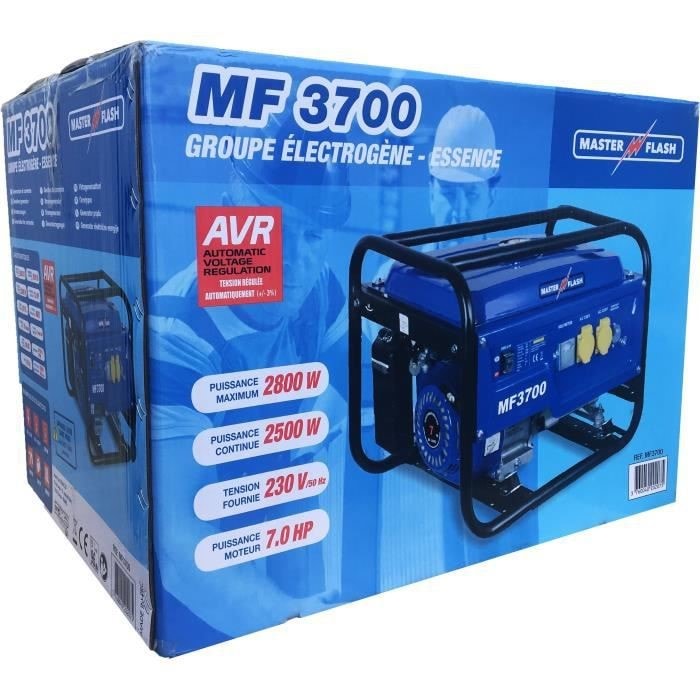 Master flash groupe électrogene 2900w essence sans chariot MASTER FLASH Master flash groupe électrogene 2900w essence sans chariot MASTER FLASH