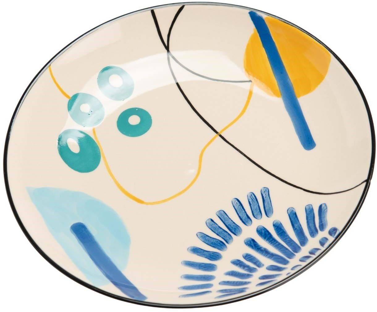 Assiette à dessert en grès calypso lot de 6 AMADEUS