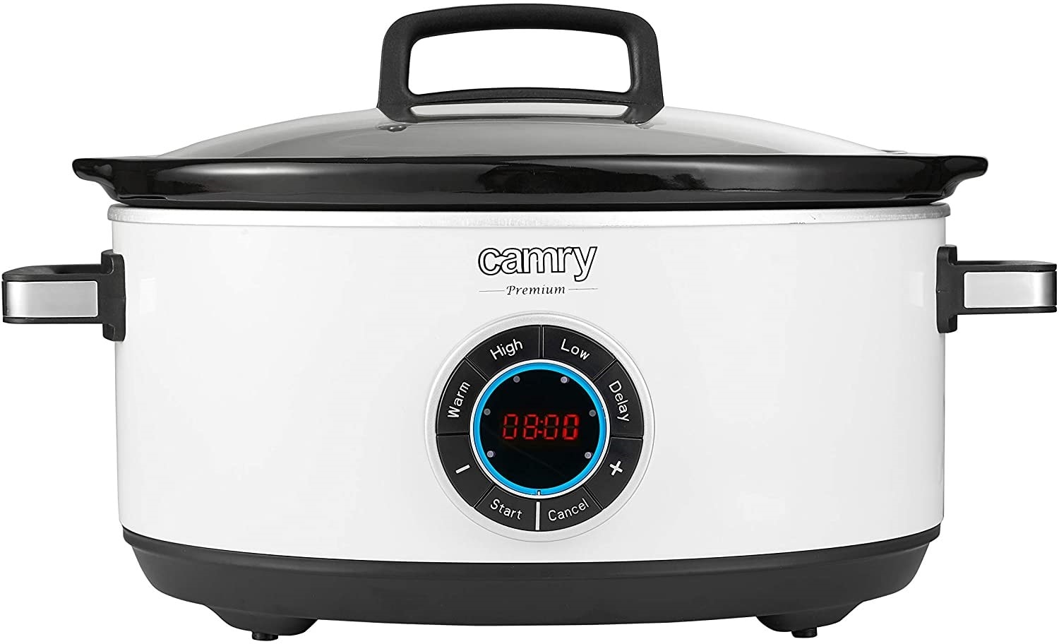 Camry cr 6410 cocotte de cuisson 6,5 litres de céramique 3 réglages de ...