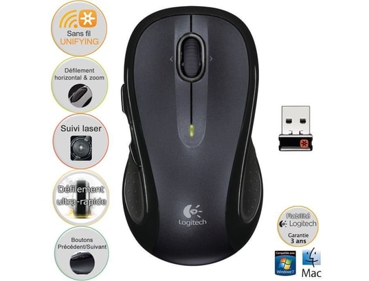 Logitech - 910-001825 - wireless mouse m510 - souris - laser - 5 bouton ...