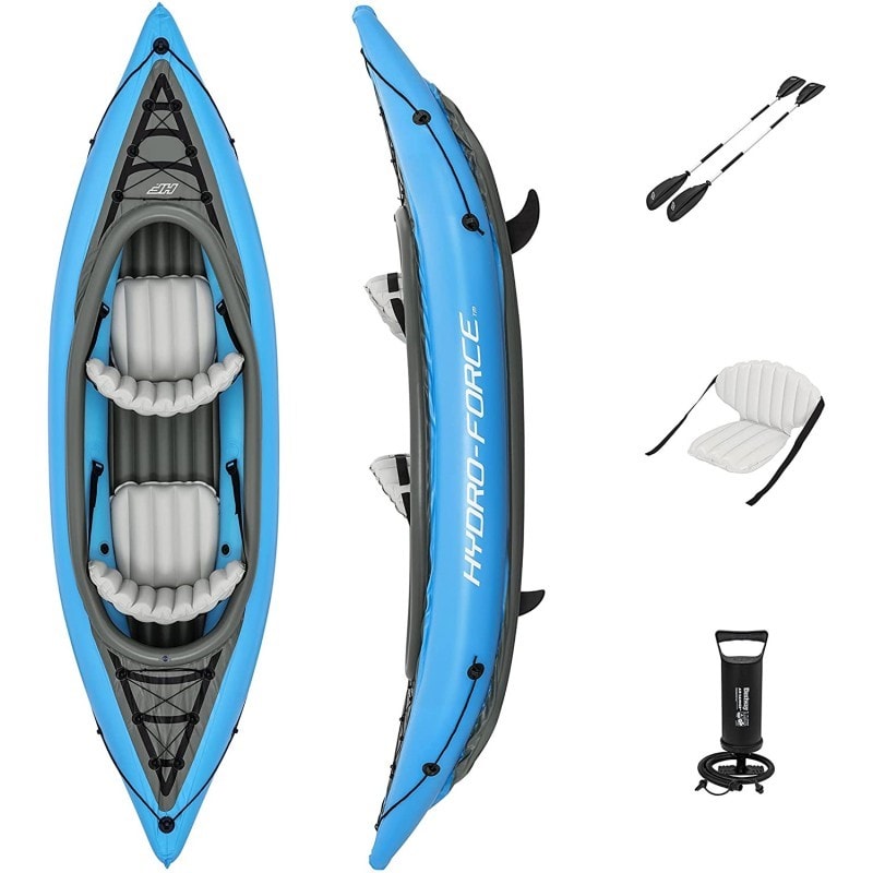 Canoë kayak gonflable hydro-force cove champion 2 personnes 331 x 88 cm ...