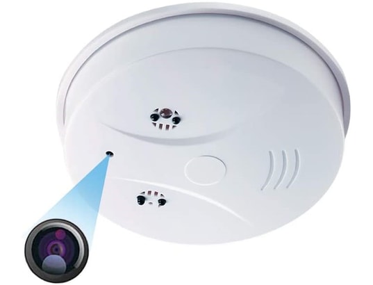 Détecteur de fumée caméra espion hd 1080p mouvement vidéosurveillance ...