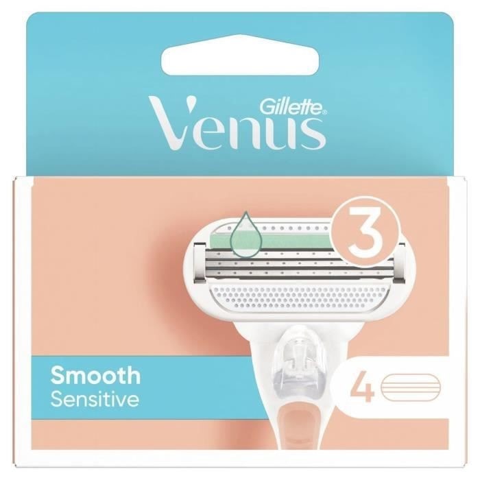 Gillette venus rasoir feminin smooth sensitive x4 VENUS