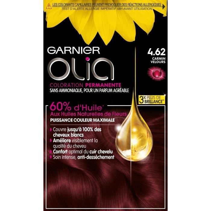 Garnier olia coloration n?4.62 carmin velours GARNIER