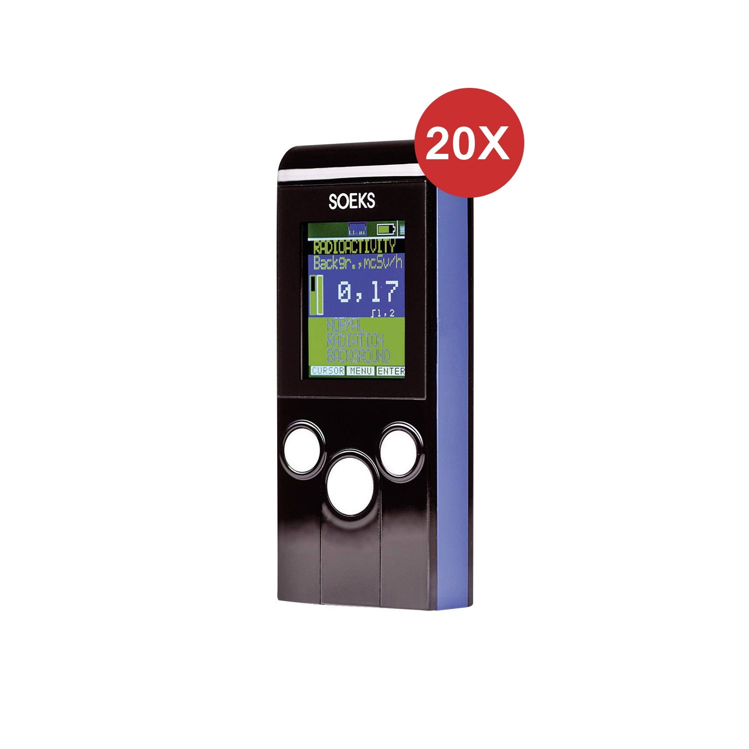 Pack 20 détecteurs de radioactivité nucléaire compteur geiger ...