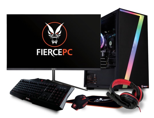 Fierce ryzen gaming pc bundle - amd ryzen 3 4300g 4ghz, vega 7, 16 go ...