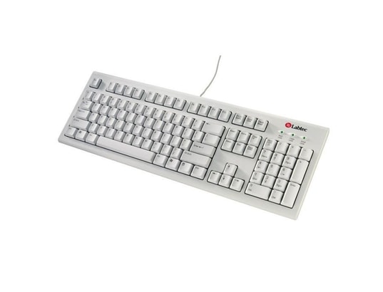 Labtec white keyboard plus LABTEC