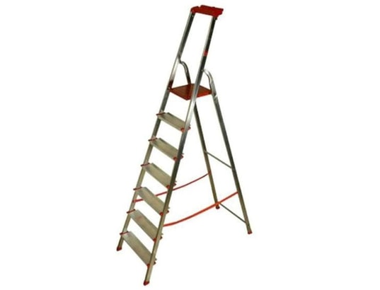 Escabeau aluminium a 7 marches ultra larges, escv29017 ESCALUX ...