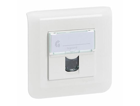 Prise rj45 cat 6 à vis complet mosaic - blanc LEGRAND LEG99205