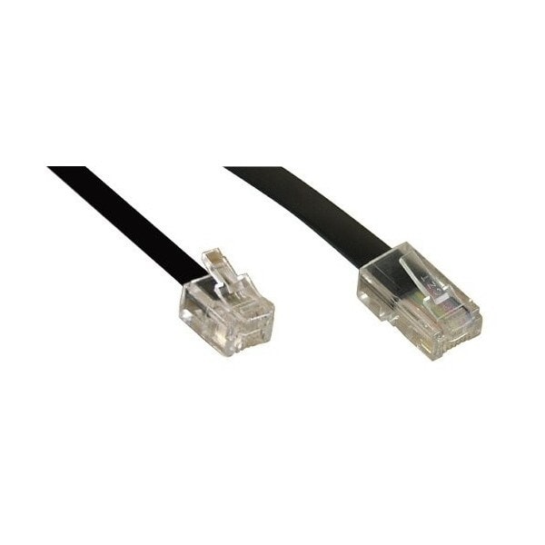 câble InLine® modulaire, RJ45 à RJ11 mâle / mâle, 4 fils, 3 m ALPEXE ...