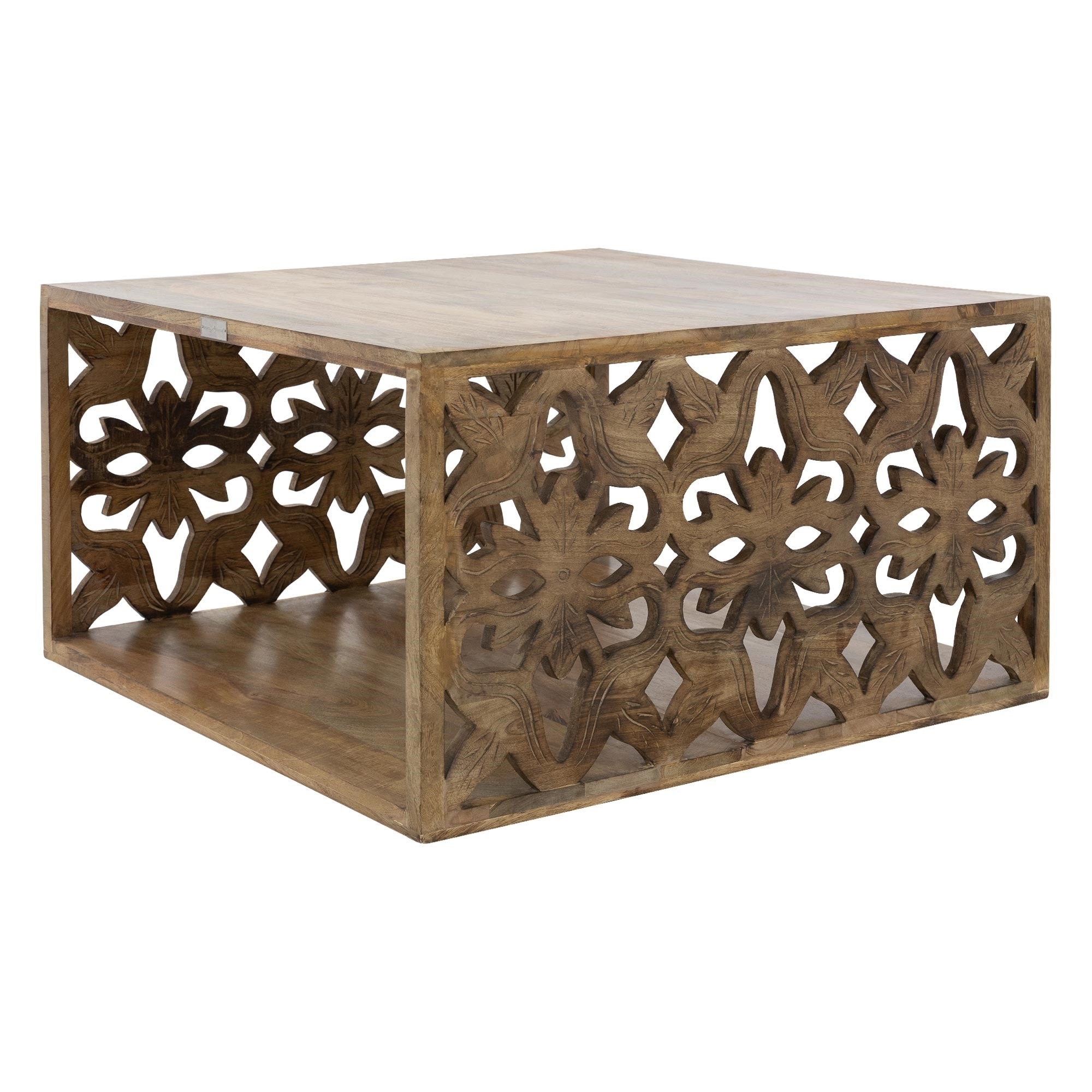 Table basse d'appoint bois massif manguier table d'appoint de salon ...