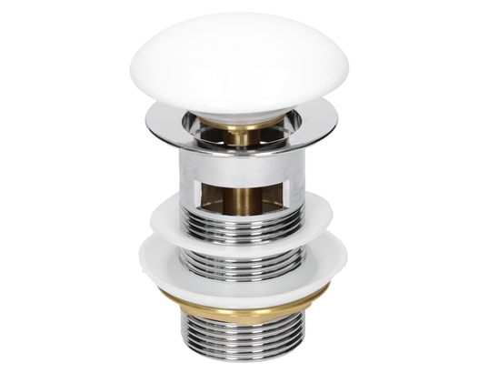 Garniture de vidage céramique pour lavabo avec trop-plein vanne pop up ...