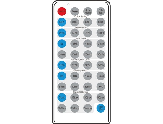 Telecommande pour detecteurs 740000 & 740001 CENTRALE BRICO