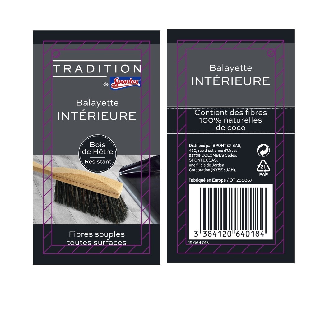 Balayette tradition de spontex CENTRALE BRICO Pas Cher - UBALDI.com