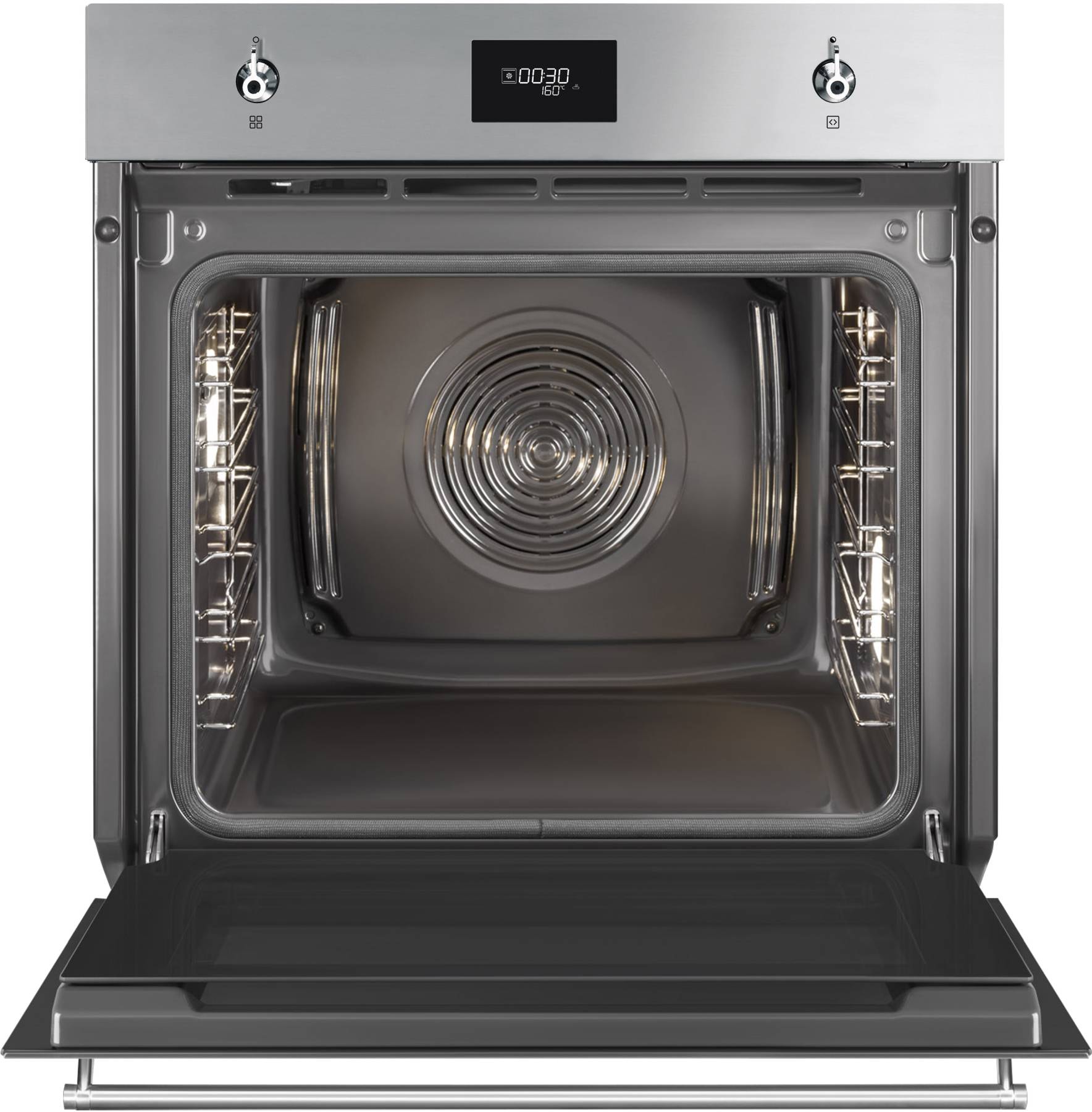 Four encastrable EcoClean SMEG SO6301TX, Classica, 68 litres, 10 modes ...