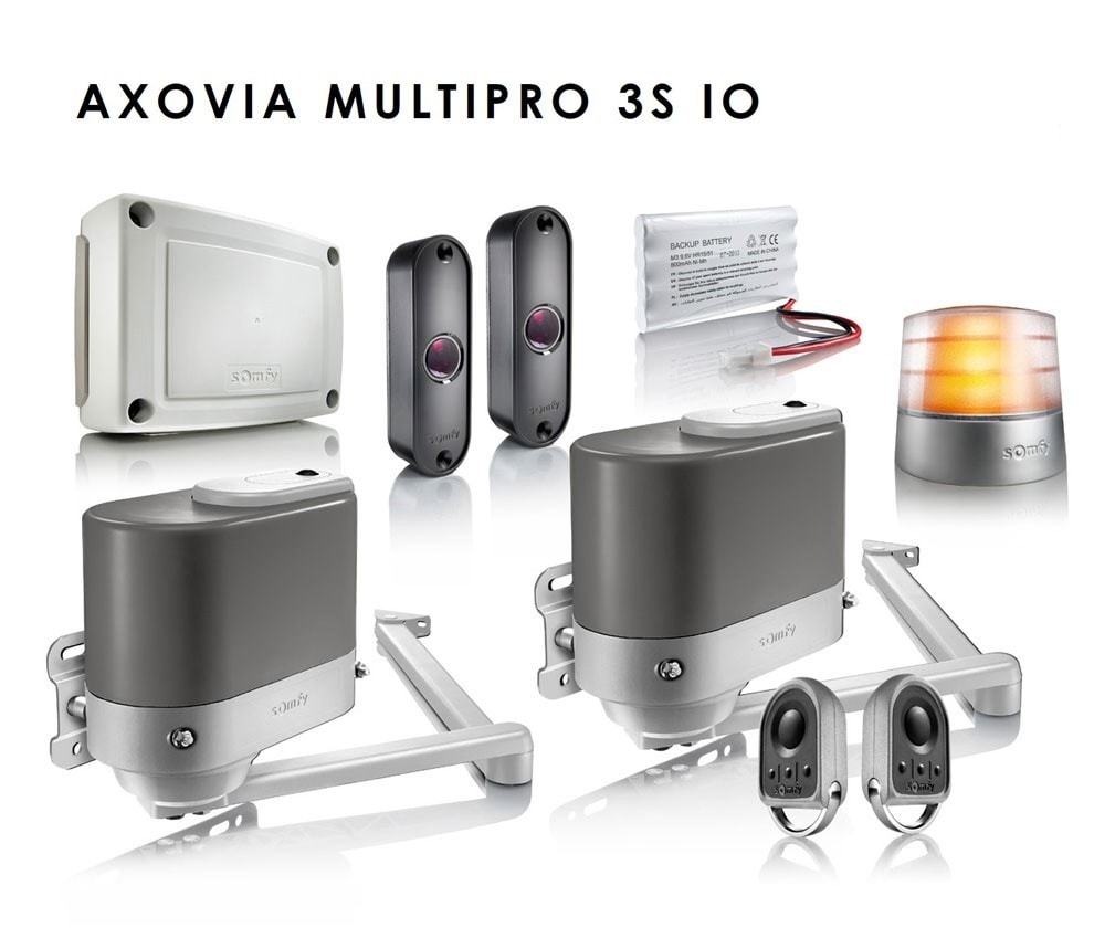 Kit motorisation à bras automatisme de portail battant axovia multipro ...