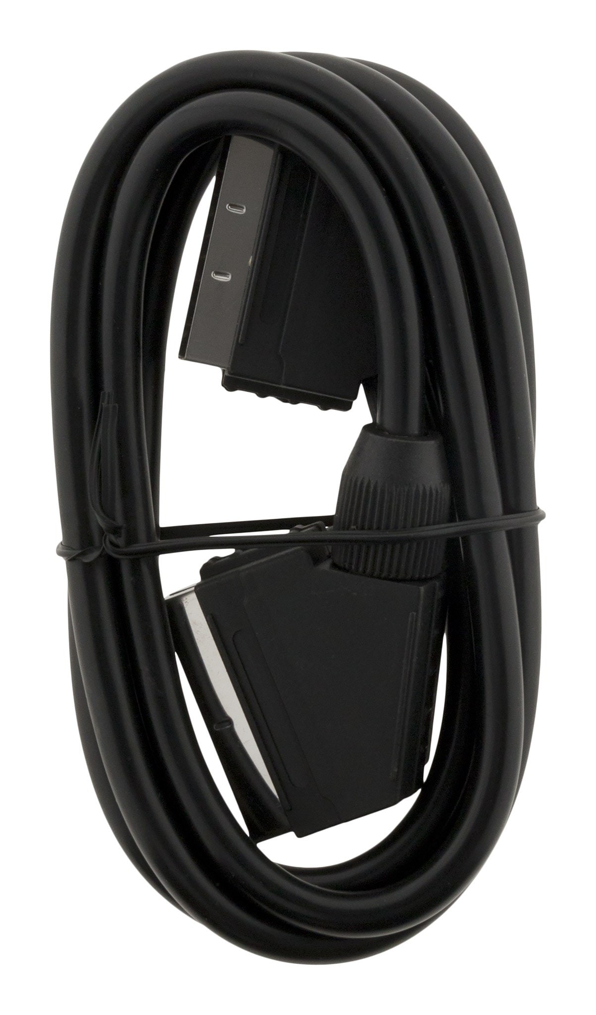 Peritel M/M 1,5m Universelle 21 broches câblées, noir ZENITECH