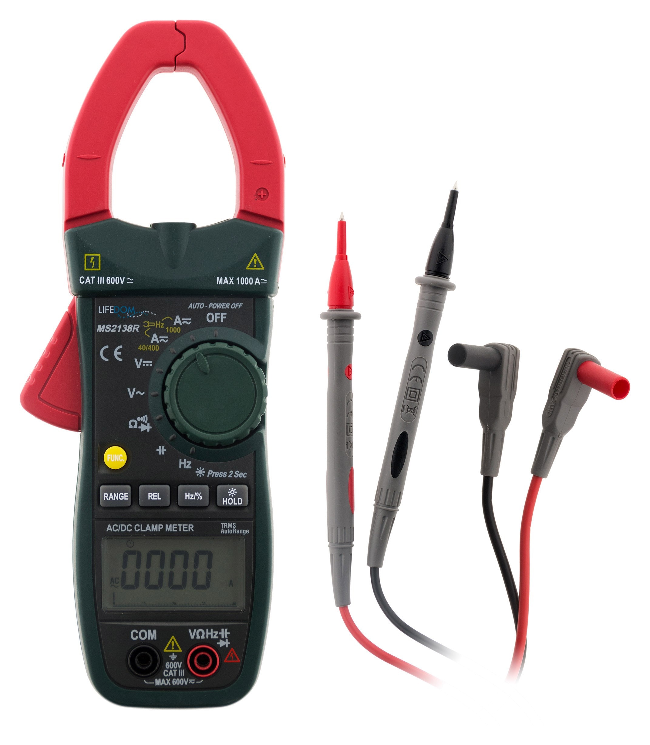 Pince ampèremétrique 600V HQ LIFEDOM