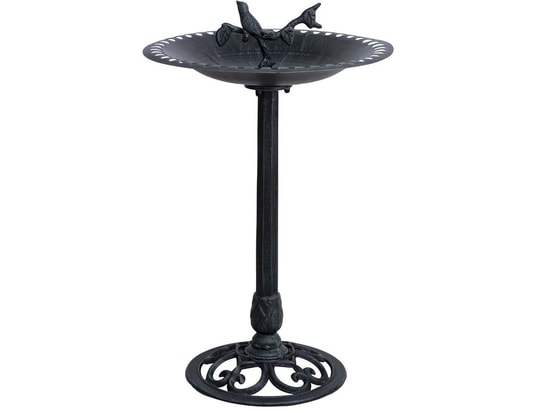 Bassin à oiseaux sur pied en fonte JARDINDECO 55652