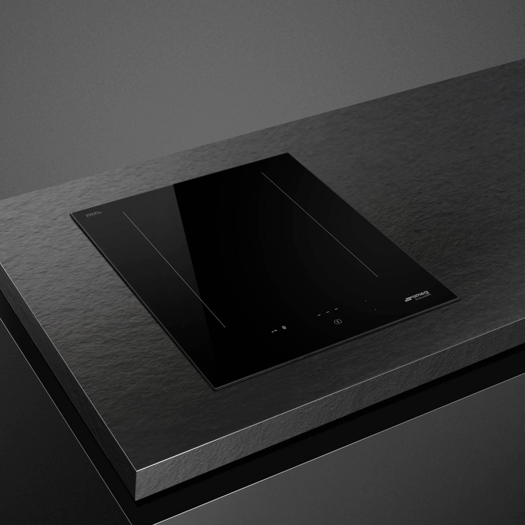 Domino induction SMEG SIM3323D Domino induction, Zone extensible ...