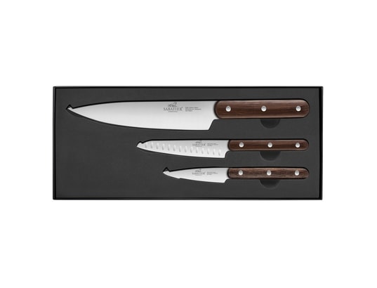Coffret de 3 couteaux à préparer 906282 LION SABATIER