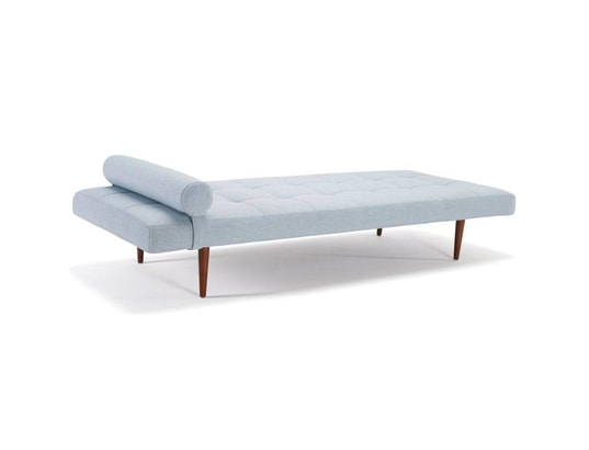 INNOVATION LIVING NAPPER Méridienne lit bleu clair 200*80 cm piétement ...