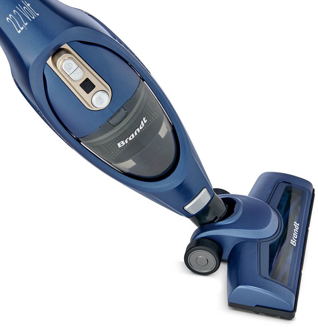 Aspirateur balai BRANDT ASB11B Bleu Pas Cher - UBALDI.com