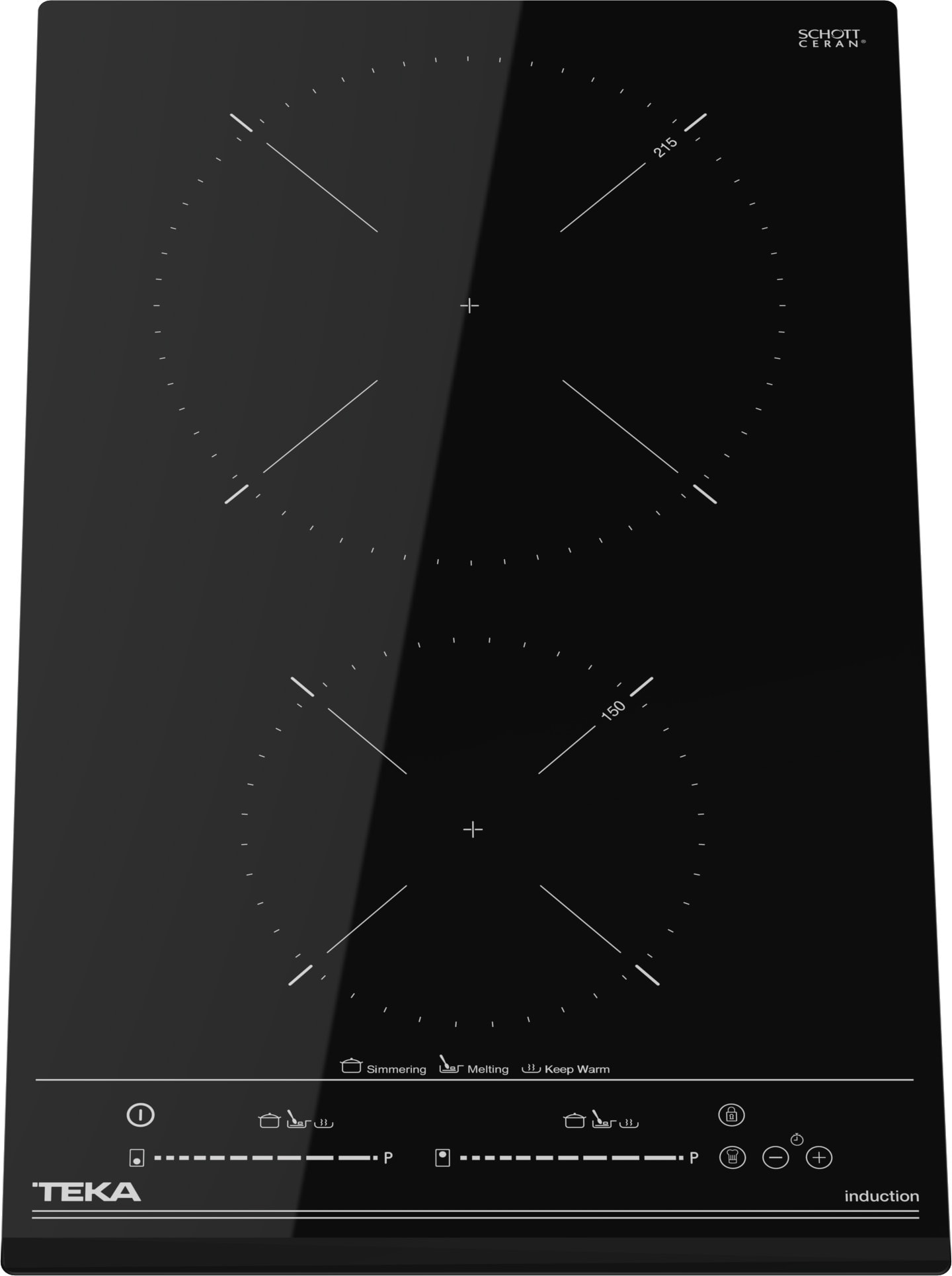 Domino induction TEKA IZC 32310 MSP BK, largeur 30 cm , puissance 3600w ...