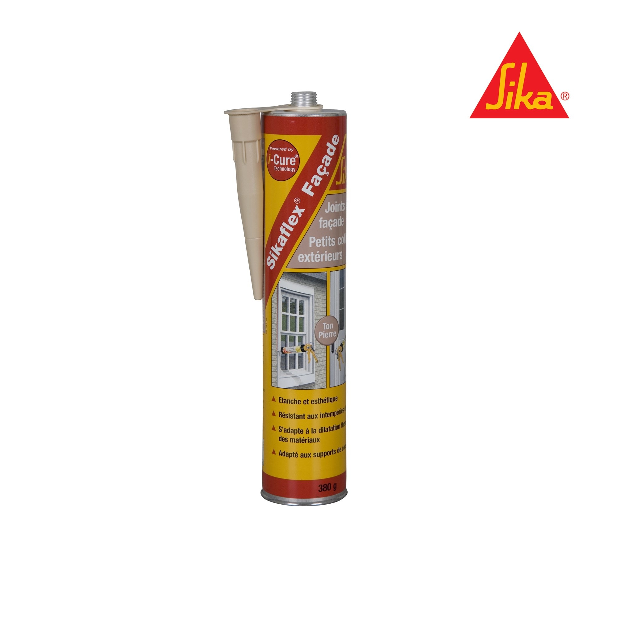Mastic-colle élastique SIKA Sikaflex Façade - Ton pierre - 300ml SIKA