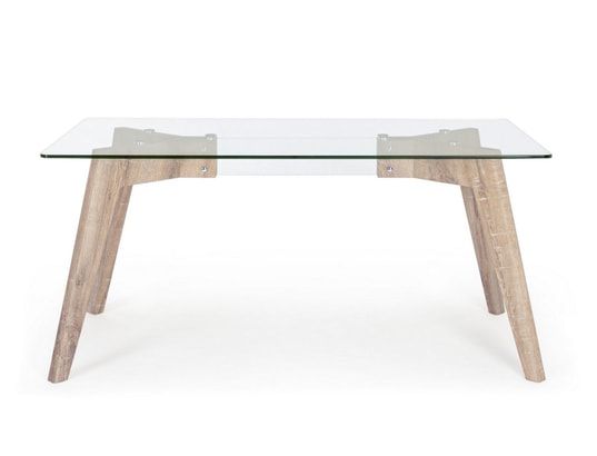 Table de salle à manger BIZZOTTO Table Aryan Kenya 160X90 Pas Cher ...