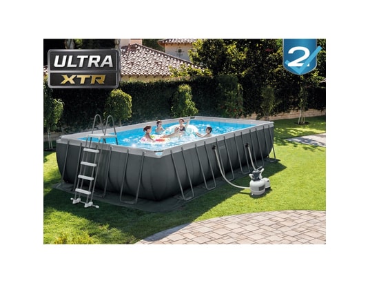 Intex ensemble de piscine ultra xtr frame rectangulaire 732x366x132 cm ...