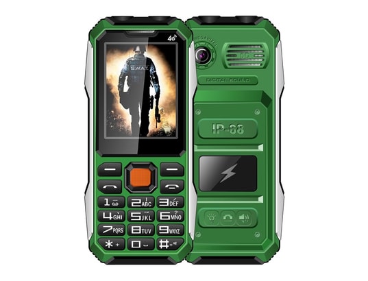 Téléphone incassable radio fm bluethooth double sim 2.4 pouces grande ...