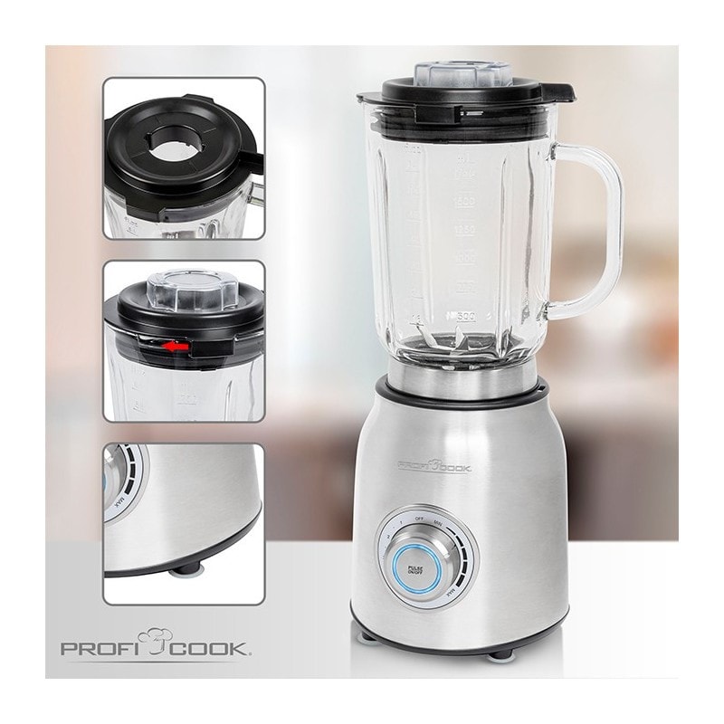 Blender mixeur 1,75l proficook pc-um 1207 PROFICOOK Pas Cher - UBALDI.com