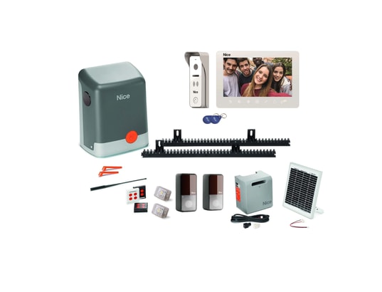 Kit 7 motorisation portail coulissant filo 400 NICE Pas Cher - UBALDI.com