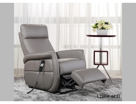 Fauteuil Relaxation UB DESIGN Libra Fauteuil électrique taupe Pas Cher ...