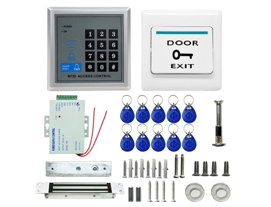 Badgeuse Kits de système de contrôle d'accès RFID + serrure magnétique ...