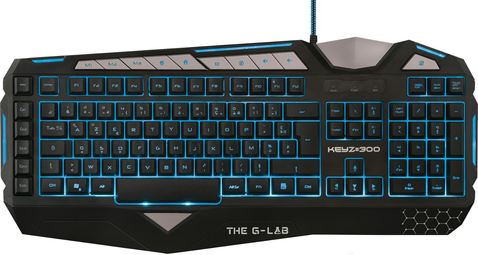 Clavier gamer THE G-LAB BS-KEYZ300/FR Pas Cher - UBALDI.com